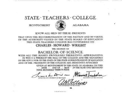 Dr. Charles H. Wright | The Wright
